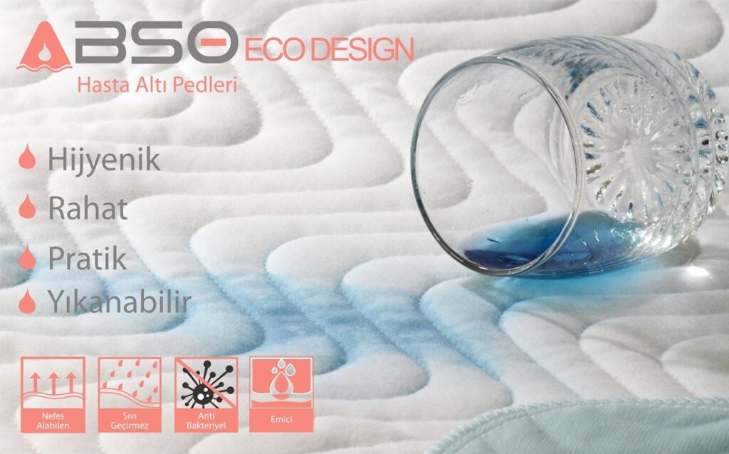 Abso Eco Design 4 Katlı Emci ve Koruyucu Ped - Careshop Medikal Bakım Ürünleri